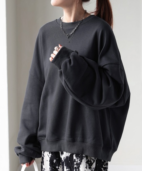 【ZOZO限定カラー】ぽわん袖スウェット（スウェット）｜HUG.U（ハグユー）のファッション通販 - ZOZOTOWN