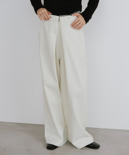 【セール】フロントホックデザインワイドパンツ（その他パンツ）｜duei（デュイ）のファッション通販 - ZOZOTOWN