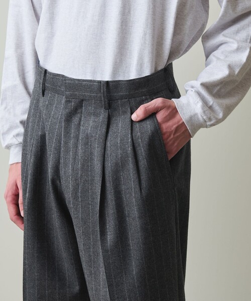 Steven Alan（スティーブンアラン）の「＜221Village × Steven Alan＞ CHALK STRIPE PANT ...