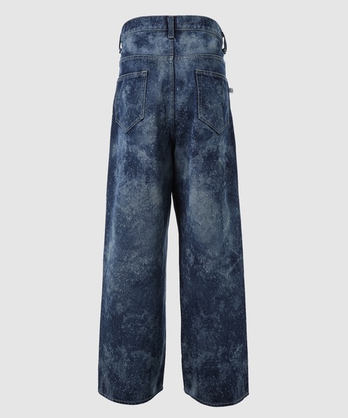 FACETASM（ファセッタズム）の「GALAXY DENIM BIG HEART PANTS（デニムパンツ）」 - WEAR