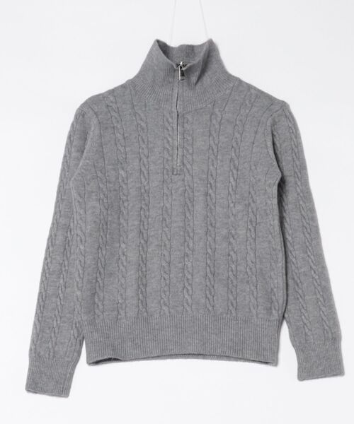 【SETUP7】ハーフジップ襟付きケーブルニットセーター KNF151（ニット/セーター）｜SETUP7（セットアップセブン）のファッション通販 - ZOZOTOWN