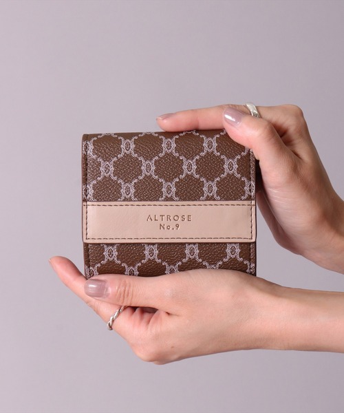 ALTROSE（アルトローズ）の「(RC)【ALTROSE】ラセット ボックス コイン 3つ折り 財布（財布）」 - WEAR