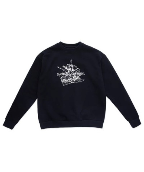 NUBIAN（ヌビアン）の「【SHOTCAKE FACTORY】SILVER BULLET SWEAT（スウェット）」 - WEAR
