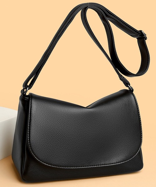 SETUP7（セットアップセブン）の「【SETUP7】ソフトレザーフラップショルダーバッグ KNF151（ショルダーバッグ）」 - WEAR