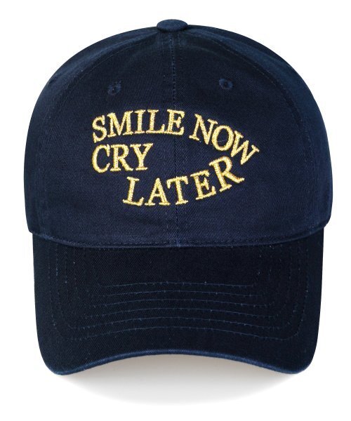 SMILE & CRY Washing Cap-Navy（キャップ）｜WICK（ウィック）のファッション通販 - ZOZOTOWN