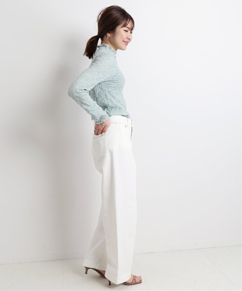 SLOBE IENA（スローブイエナ）の「シャーリングプルオーバー【手洗い可能】 （Tシャツ/カットソー）」 - WEAR