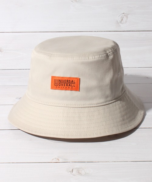 UNIVERSAL OVERALL（ユニバーサルオーバーオール）の「【UNIVERSAL OVERALL/ユニバーサルオーバーオール】フロントワッペンT/Cツイルバケットハット（ハット ...