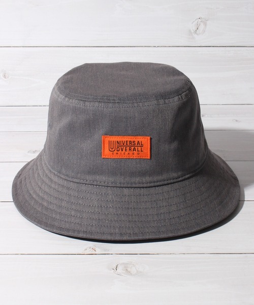 UNIVERSAL OVERALL（ユニバーサルオーバーオール）の「【UNIVERSAL OVERALL/ユニバーサルオーバーオール】フロントワッペンT/Cツイルバケットハット（ハット ...