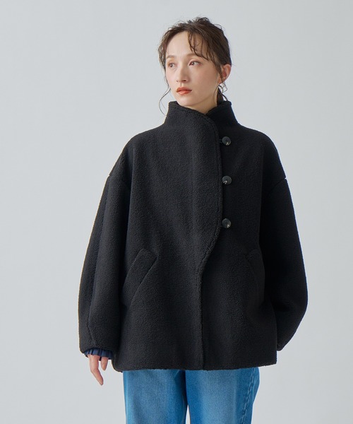 Kelen（ケレン）の「「KELEN / ケレン」 デザインカラーボアコート IOLL（その他アウター）」 - WEAR