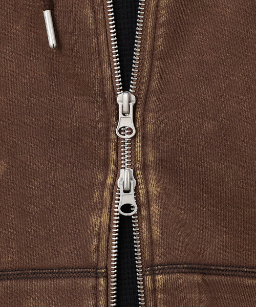 セール】フロスト加工裏毛 パーカ（パーカー）｜Purple&Yellow