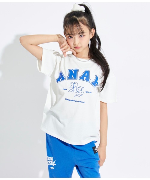 【セール】R+SカレッジロゴBIGTシャツ（Tシャツ/カットソー）｜ANAP GiRL（アナップガール）のファッション通販 - ZOZOTOWN