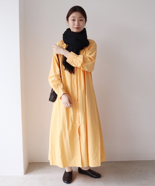 【セール/ブランド古着】長袖ワンピース（ワンピース）｜bulle de savon（ビュルデサボン）のファッション通販 - ZOZOUSED