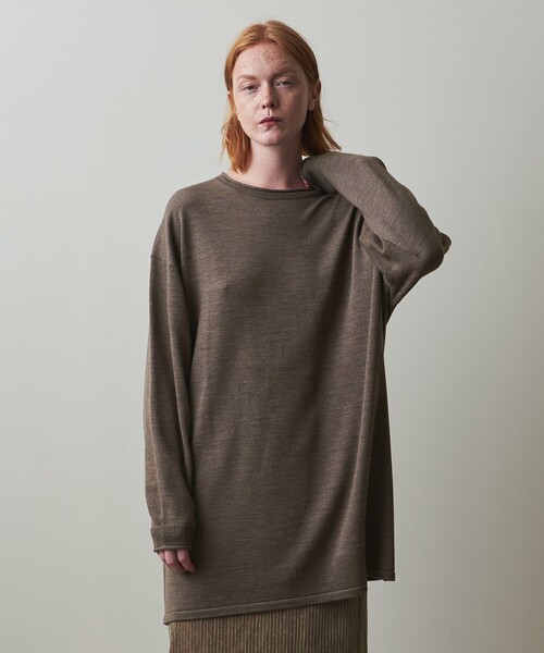 Steven Alan（スティーブンアラン）の「＜Steven Alan＞12GAUGE WOOL BIG PULLOVER/ニット（ニット ...