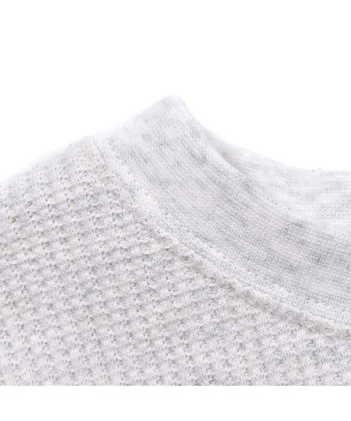 WASK（ワスク）の「WASK/バックロゴパッチワークワッフルTシャツ (100~160cm)（Tシャツ/カットソー）」 - WEAR