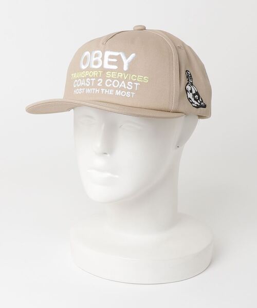 OBEY（オベイ）の「【OBEY】OBEY TRANSPORT 5 PANEL SNAPBACK（キャップ）」 - WEAR