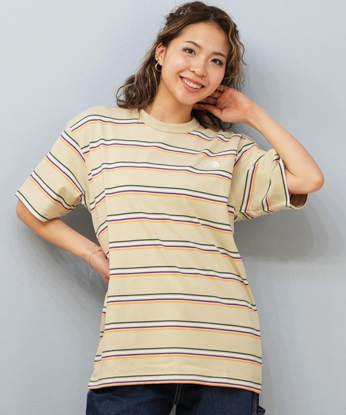 THE NORTH FACE（ザノースフェイス）の「THE NORTH FACE/ザ・ノース・フェイス S/S MULTI BORDER TEE 半袖Tee/コットンTee ボーダー ...