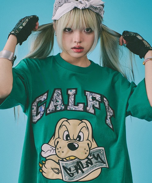 GALFY（ガルフィー）の「【GALFY/ガルフィー】ガル札 Tee（Tシャツ/カットソー）」 - WEAR