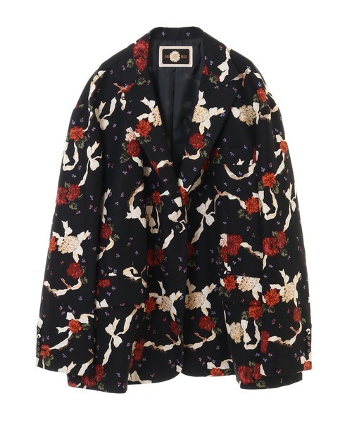 PINK HOUSE（ピンクハウス）の「Flower print big jacket（テーラードジャケット）」 - WEAR