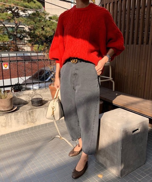 ELCY（エルシー）の「【ELCY】ケーブルオーバーサイズニット（ニット/セーター）」 - WEAR