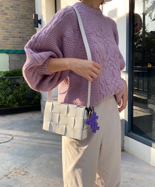 ELCY（エルシー）の「【ELCY】ケーブルオーバーサイズニット（ニット/セーター）」 - WEAR