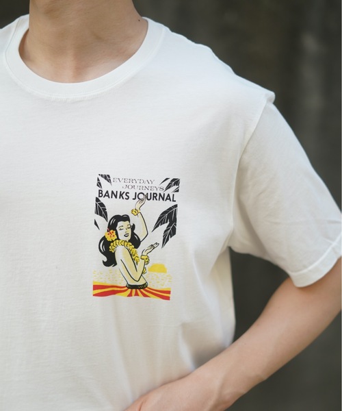 BANKS（バンクス）の「DESIGN TEE/BANKS(バンクス)半袖Tシャツ（Tシャツ/カットソー）」 - WEAR