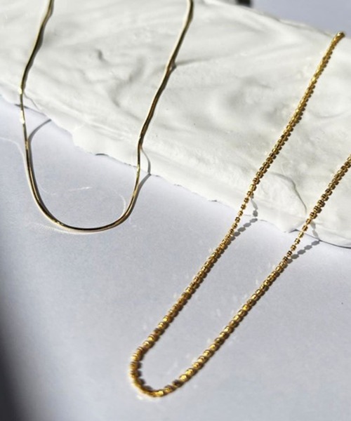 foun.（フォウン）の「【foun.】シルバー925＋K18GP チェーンネックレス Spark chain necklace GD（ネックレス）」 - WEAR