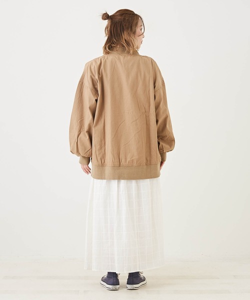 CUBE SUGAR（キューブシュガー）の「WEB限定パフスリーブロング丈MA-1（MA-1）」 - WEAR