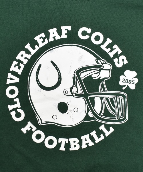 【ヴィンテージ古着】Y2K JERZEES / ジャージーズ Cloverleaf COLTS Football クルーネックスウェット ...