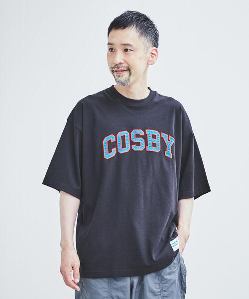 coen（コーエン）の「COSBY（コスビー）別注プリント／ロゴワッペンTシャツ（Tシャツ/カットソー）」 - WEAR
