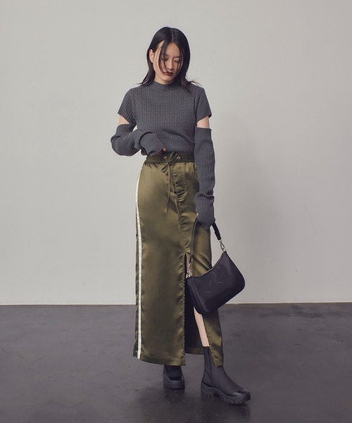 RANDEBOO（ランデブー）の「Satin street skirt（スカート）」 - WEAR