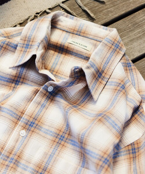 【セール】限定展開 Relax Fit リラックスフィット レギュラーカラー チェック ネルシャツ（シャツ/ブラウス）｜FREAK'S ...