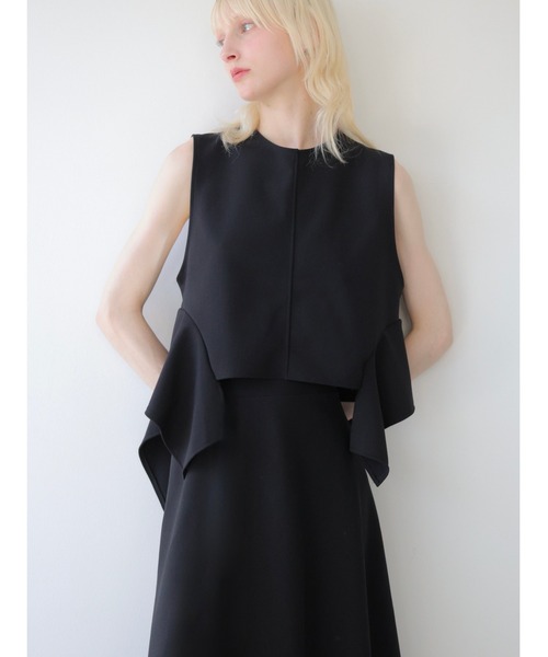 swane（スワネ）の「side flare vest（ベスト）」 - WEAR