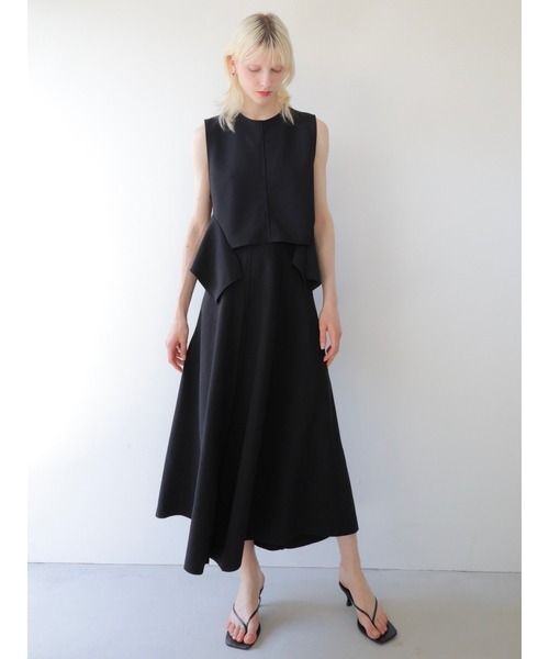 swane（スワネ）の「side flare vest（ベスト）」 - WEAR