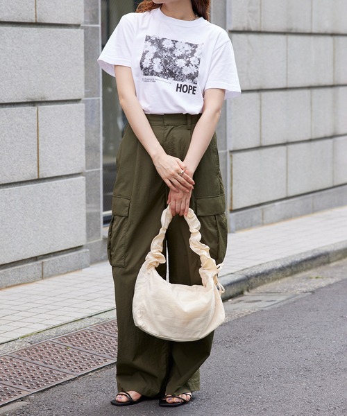 SETUP7（セットアップセブン）の「【SETUP7】ギャザーデザイン ワンショルダーバッグ KNF080（ショルダーバッグ）」 - WEAR