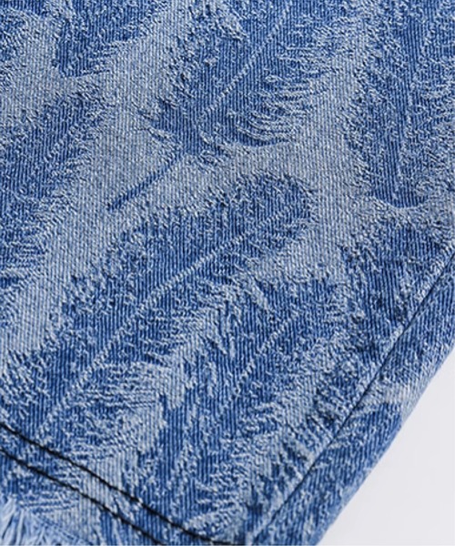 U:UME（ユーム）の「Feather Emboss Denim Short Pants（デニムパンツ）」 - WEAR