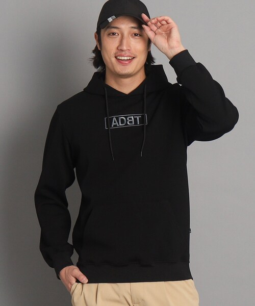 adabat（アダバット）の「【ADBT】刺しゅうロゴデザイン 長袖フーディ（パーカー）」 - WEAR