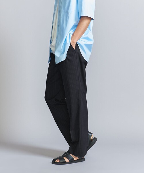 BEAUTY&YOUTH UNITED ARROWS（ビューティーアンドユースユナイテッドアローズ）の「トロ ストライプ ノープリーツ パンツ ...