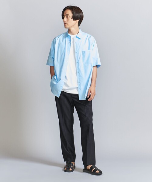 BEAUTY&YOUTH UNITED ARROWS（ビューティーアンドユースユナイテッドアローズ）の「トロ ストライプ ノープリーツ パンツ ...