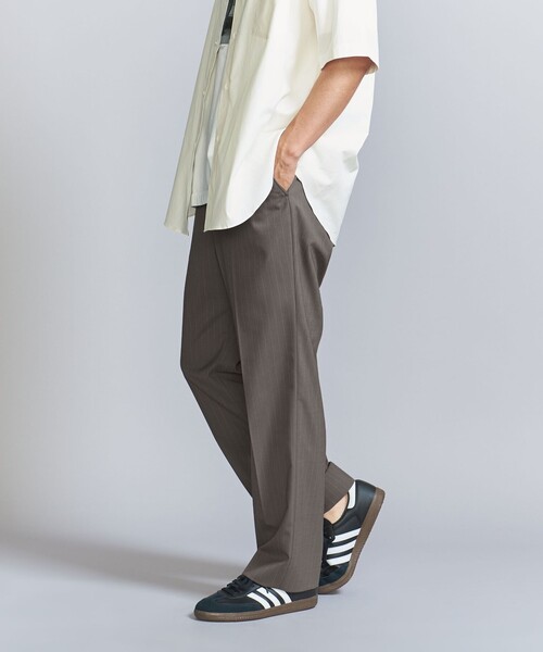 BEAUTY&YOUTH UNITED ARROWS（ビューティーアンドユースユナイテッドアローズ）の「トロ ストライプ ノープリーツ パンツ ...