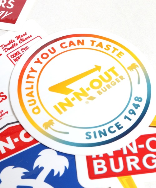 In-N-Out Burger（インアンドアウトバーガー）の「IN-N-OUT BURGER STICKER PACK（ステッカー/テープ ...
