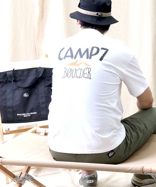 CAMP7（キャンプセブン）の「【CAMP7】グラフィックプリントTシャツ（Tシャツ/カットソー）」 - WEAR