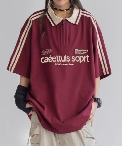 GEMEDA（ジェメダ）の「5分袖ビッグポロシャツ（ポロシャツ）」 - WEAR