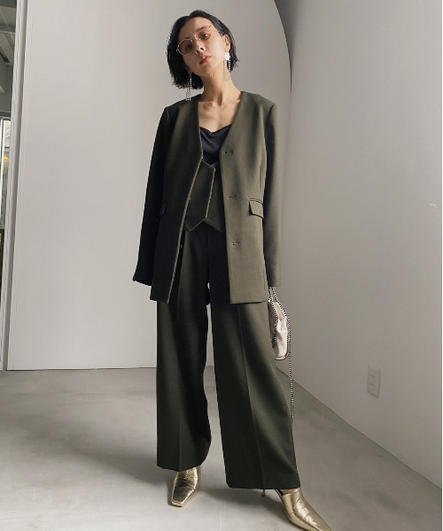AMERI（アメリ）の「UNDRESSED BELLE STRAIGHT PANTS（その他パンツ）」 - WEAR