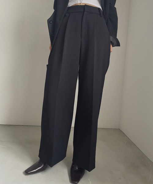 AMERI（アメリ）の「UNDRESSED BELLE STRAIGHT PANTS（その他パンツ）」 - WEAR
