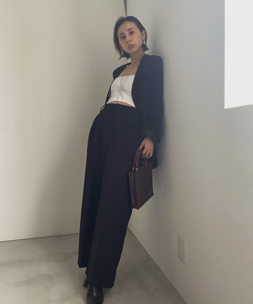 AMERI（アメリ）の「UNDRESSED BELLE STRAIGHT PANTS（その他パンツ）」 - WEAR