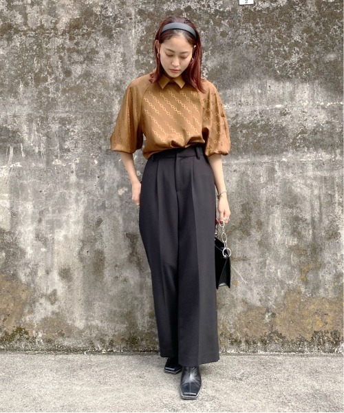 AMERI（アメリ）の「UNDRESSED BELLE STRAIGHT PANTS（その他パンツ）」 - WEAR
