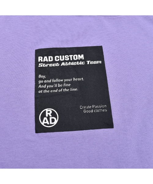 RAD CUSTOM（ラッドカスタム）の「RAD CUSTOM/バックロゴ プリント カラー Tシャツ(120~160cm)（Tシャツ/カットソー）」 - WEAR