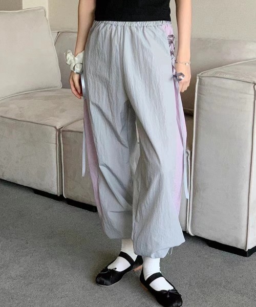 【セール】【LAMPOON】レースアップシャカシャカパンツ（その他パンツ）｜almo（アルモ）のファッション通販 - ZOZOTOWN