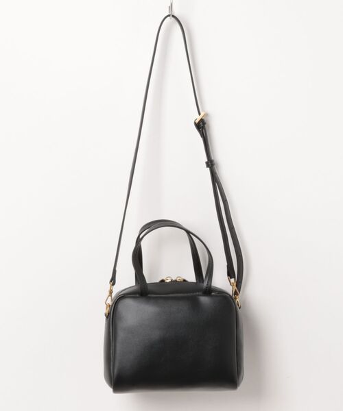 セール】【LA MARGE】【本革】スクエア レザー ミニボストン