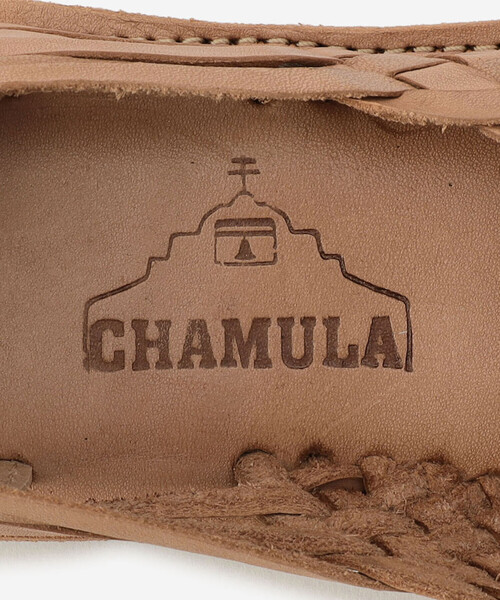 CHAMULA（チャムラ）の「CHAMULA | レザースリッポンシューズ UXMAL LTBROWN WOMEN（サンダル）」 - WEAR